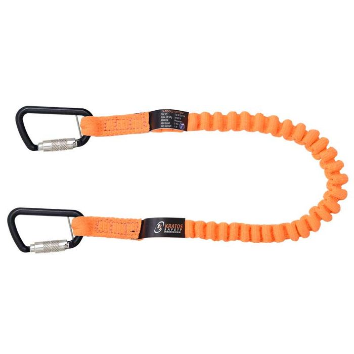 C2 Vertical Safety | Kratos Safety Stretch lanyard with integrated ...